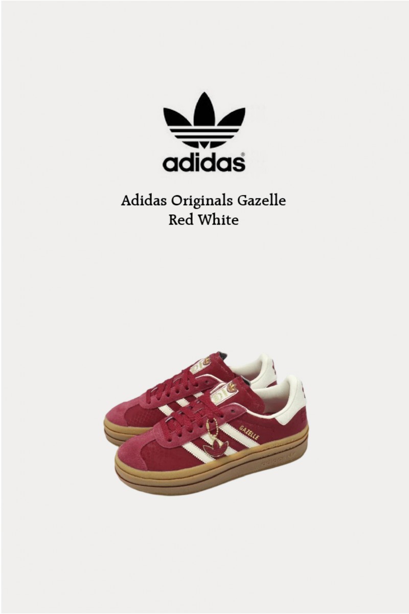 [蛇年限定] Adidas Originals Gazelle 蛇鱗 紅白