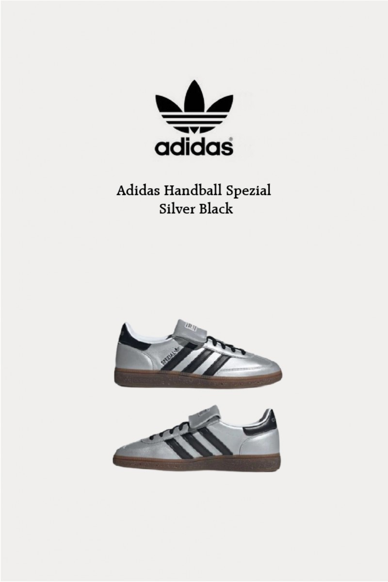 Adidas Handball Spezial 翻蓋銀黑